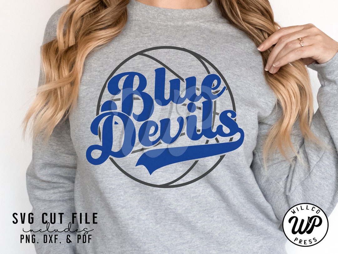 Blue Devils svg, Basketball svg, png, dxf, svg files for cricut ...