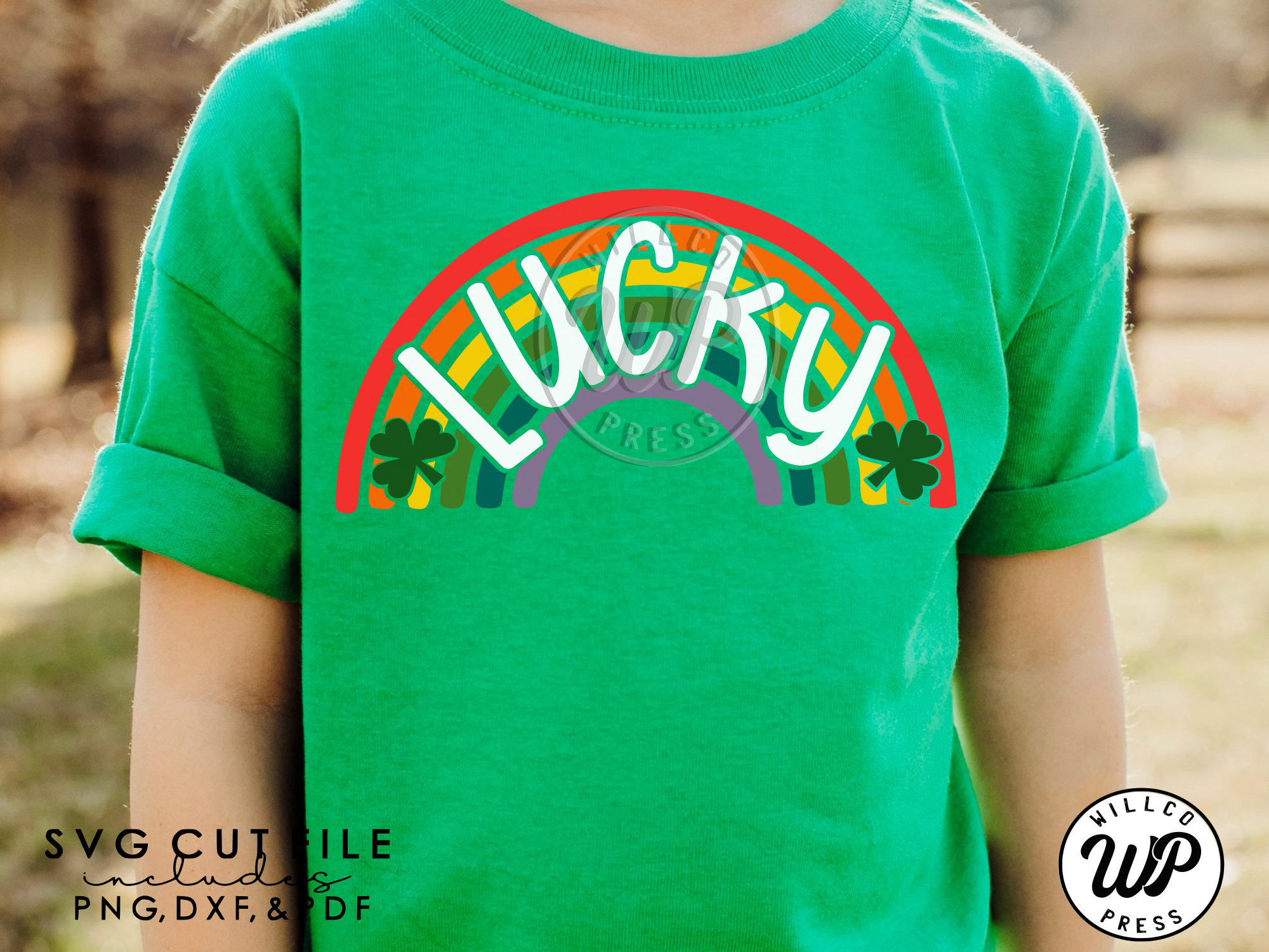 Lucky Rainbow Svg St Patricks Day Png Dxf Shirt Svgs Svg - Etsy