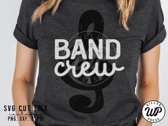 Band Crew Svg School Band Svg Png Dxf Svg Files for - Etsy
