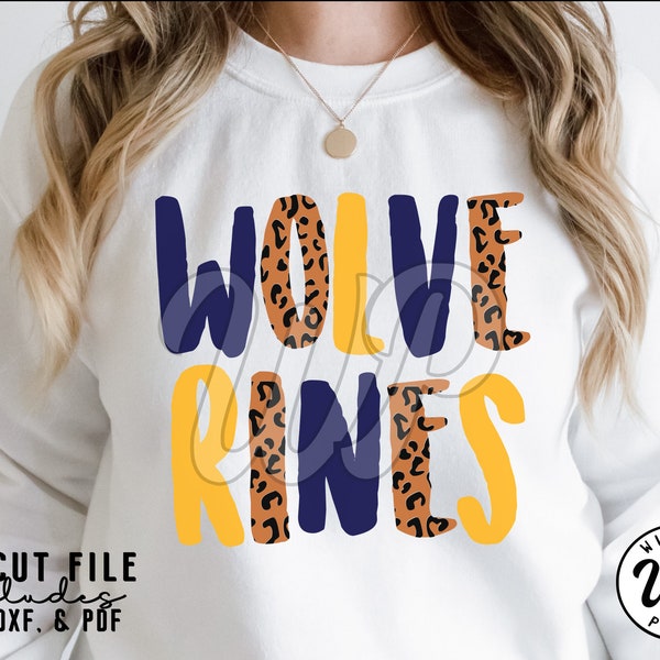 Michigan Wolverines Mascot Svg - Etsy