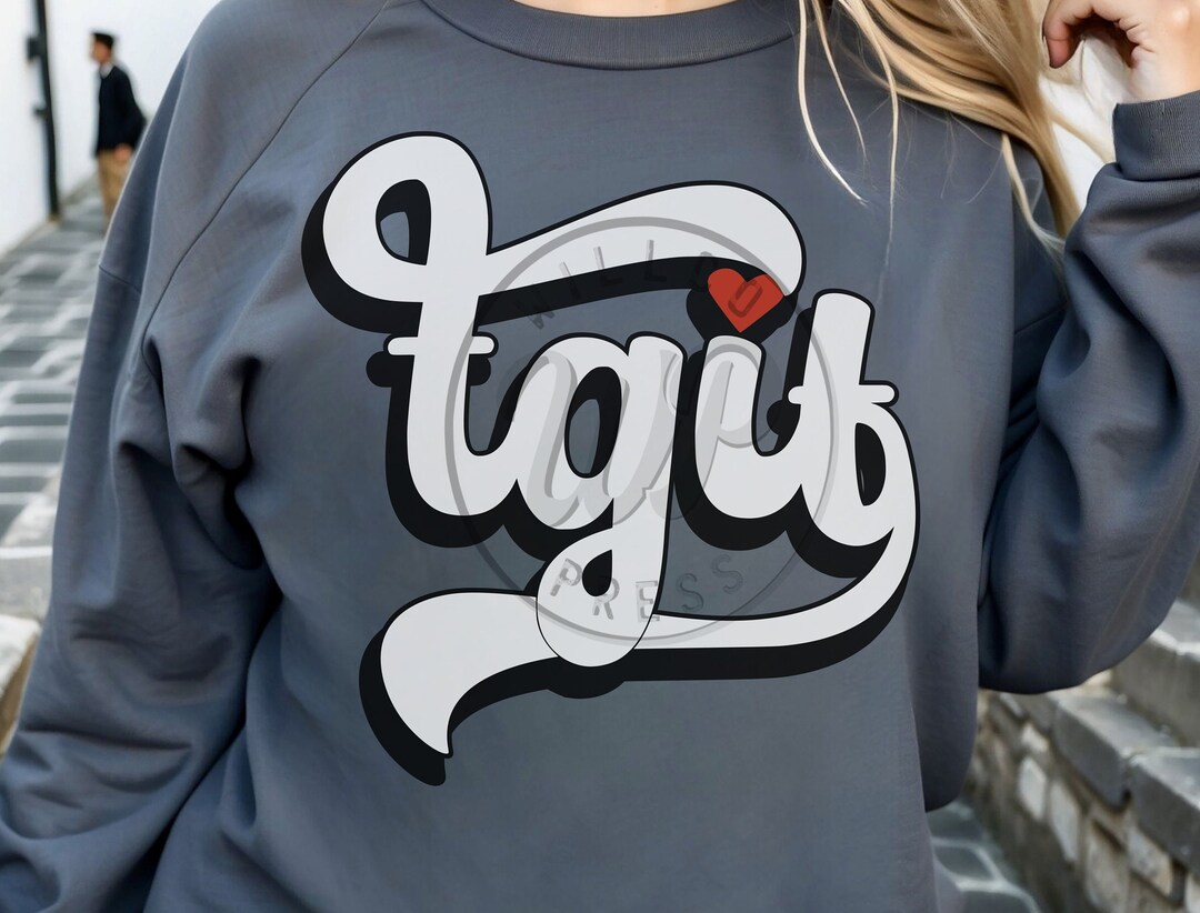 TGIF Retro Svg, Png, Dxf - Digital Download - Etsy