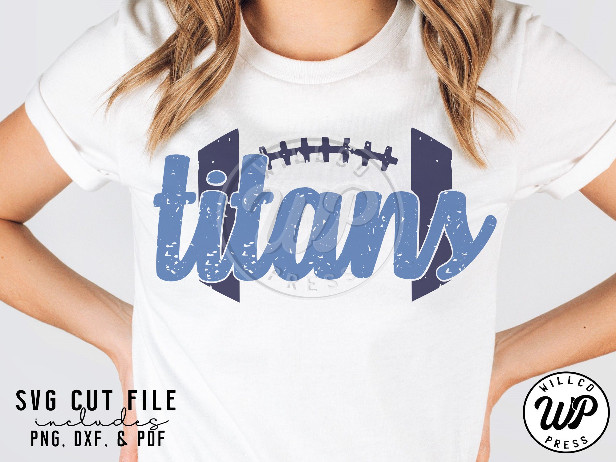 Titans Football SVG Files for Cricut Grunge Distressed Png - Etsy