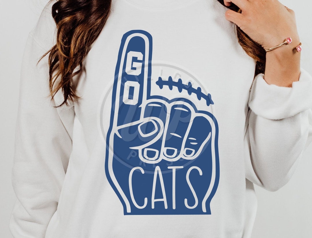 Go Cats Svg, Wildcats Football, Fan Foam Finger, Dxf, Png, Svg Files ...