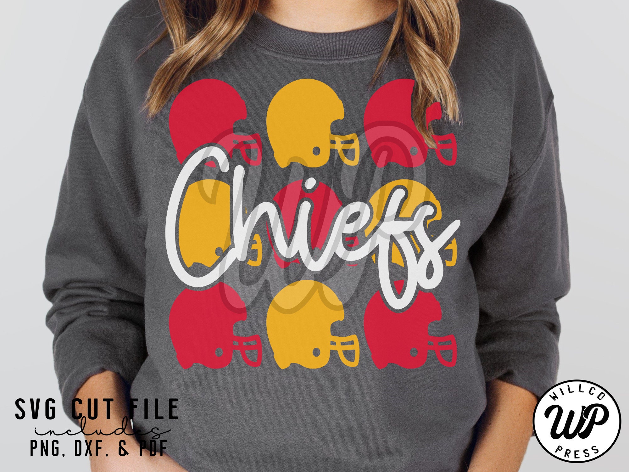 Chiefs Football Svg Png Dxf Svg Files for Cricut Shirt - Etsy