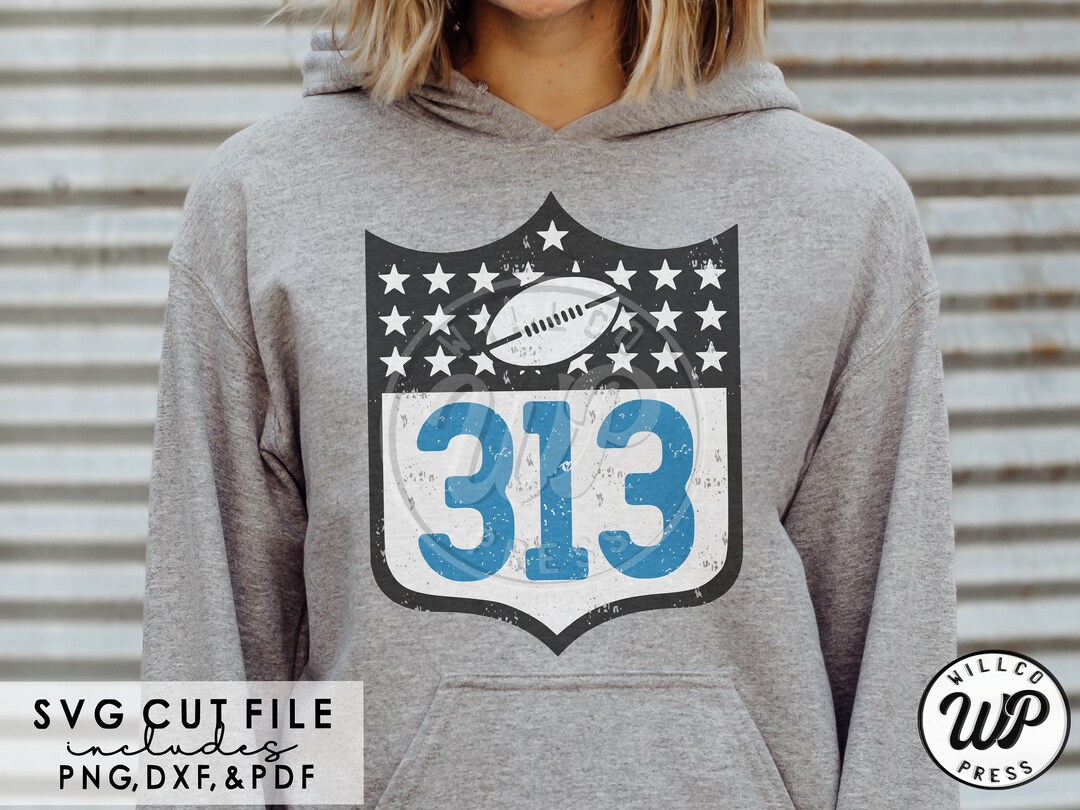 313 Football Png, Detroit Area Code, Svg Files for Cricut, 300 Dpi, Dtf ...