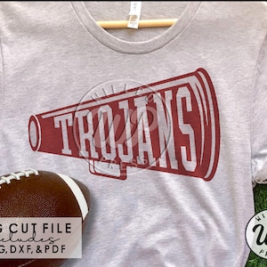 Trojans Mascot Png, Trojans Cheer Svg, School Sports, Digital Download ...