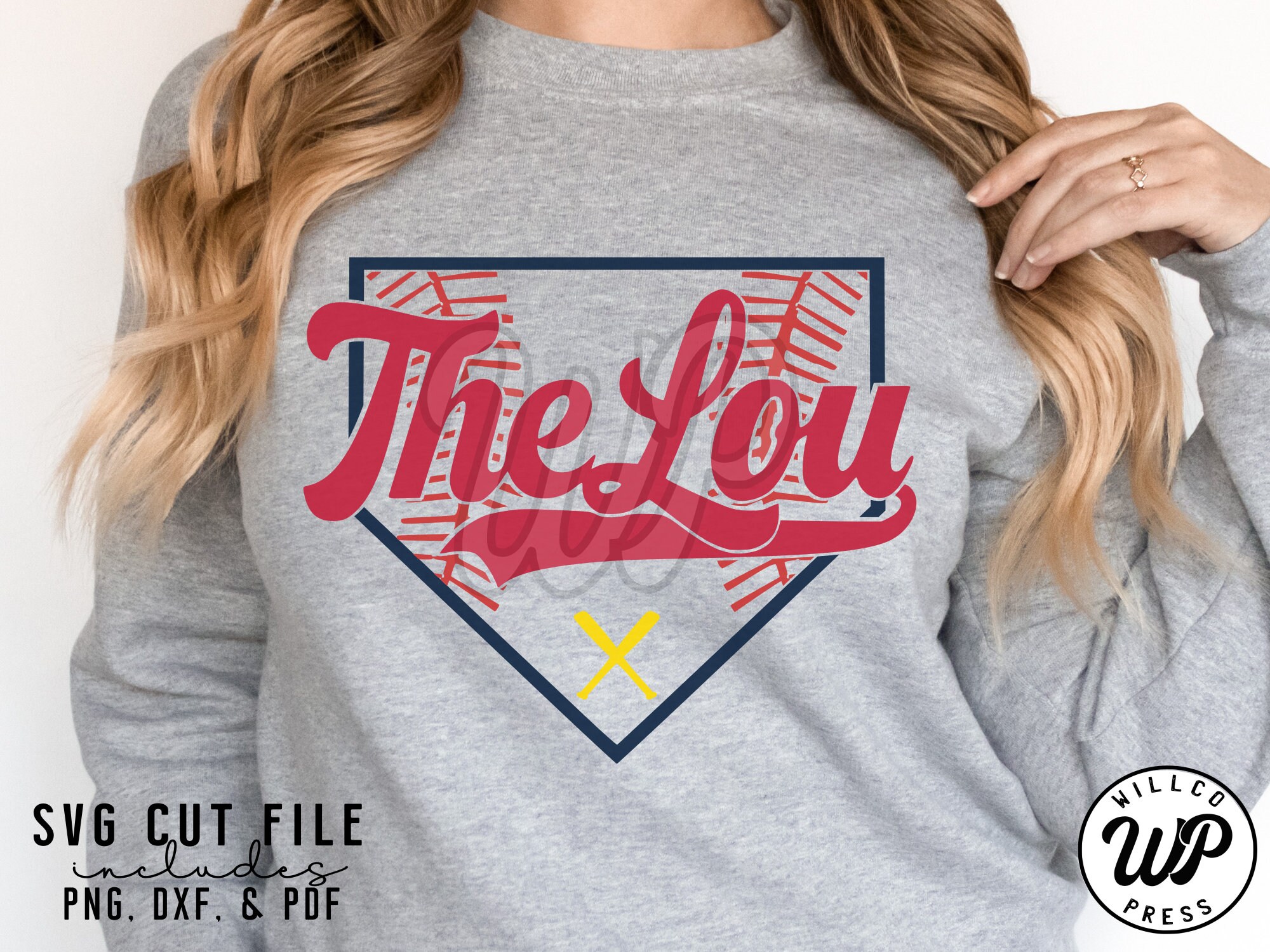 The Lou Baseball, St. Louis Svg, Png, Dxf, Svg Files for Cricut ...