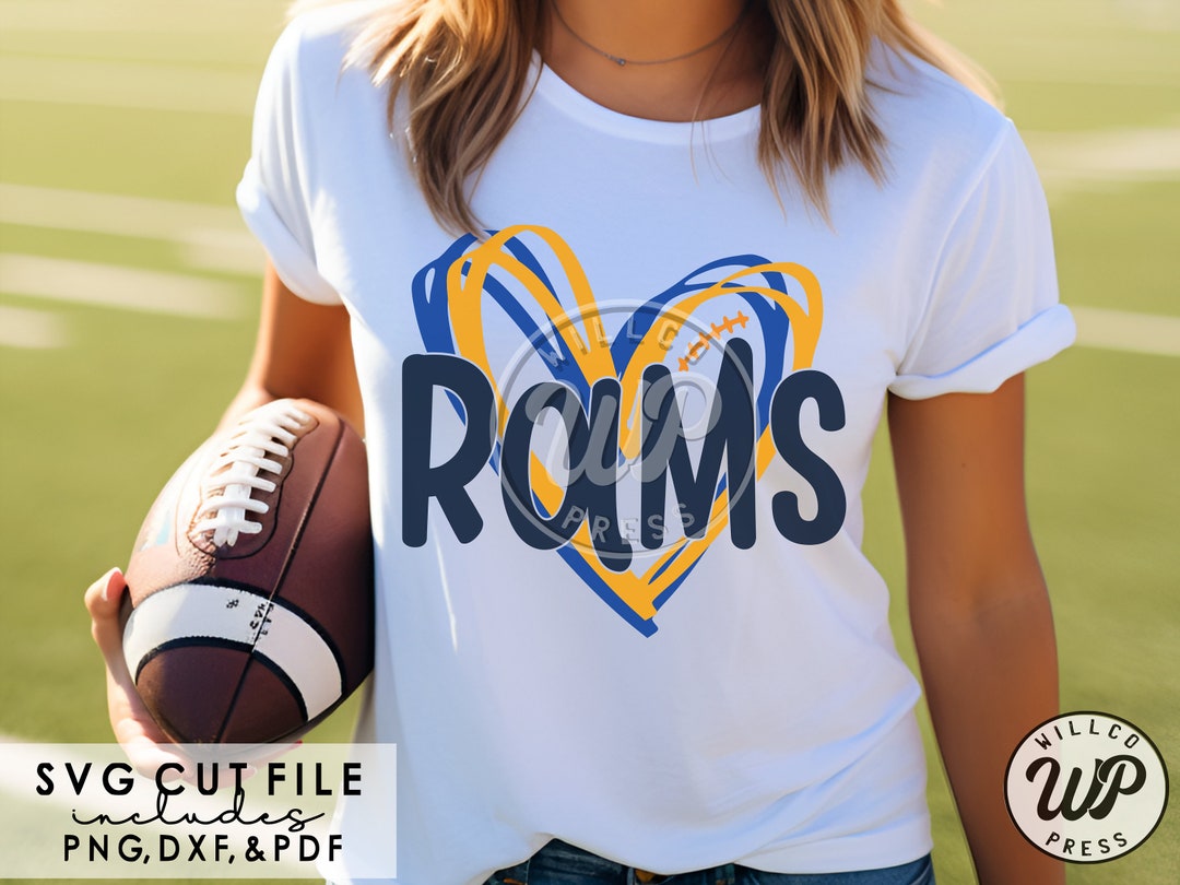 Rams Svg Football Svg Png Dxf Svg Files for Cricut Vinyl - Etsy