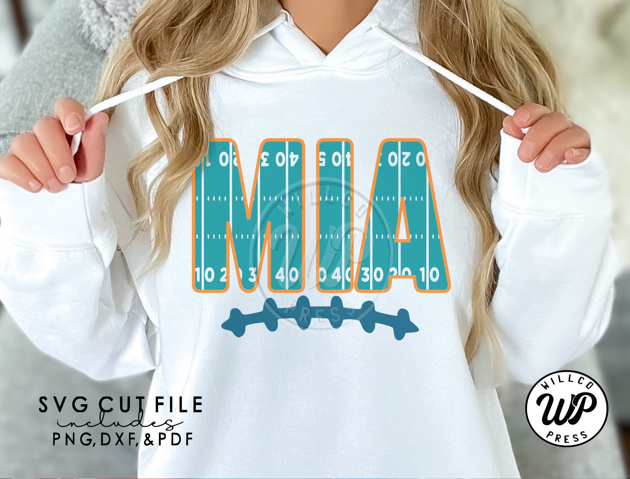 MIA Football Svg Miami Svg Airport Code Png Dxf Svg Files - Etsy
