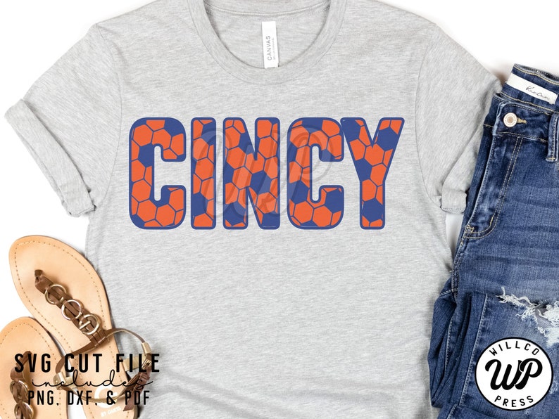 Cincy Soccer Svg, Cincinnati, Png, Dxf, Svg Files for Cricut ...