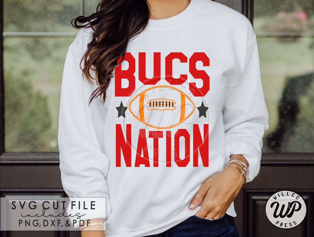 Bucs Nation Svg, Buccaneers Football, Retro, Png, Dxf, Svg Files for ...