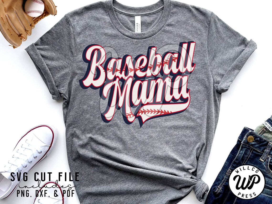 Baseball Mama Svg Png Dxf Svg Files for Cricut Shirt Svgs - Etsy