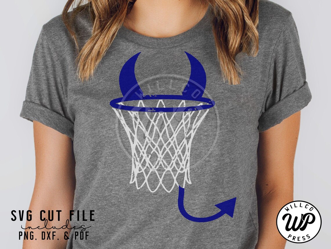 Blue Devils Svg Basketball Png Dxf Svg Files for Cricut - Etsy