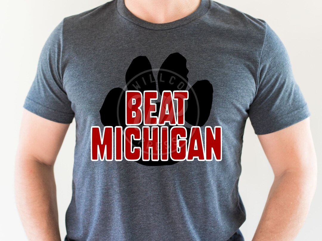 Beat Michigan Svg, Dxf, Png, Instant Download, Digital Cut File ...