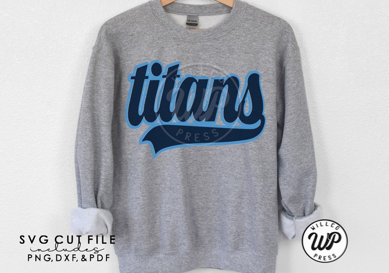 Titans Retro Svg, Svg Files for Cricut, Dxf, Png, Sublimination, Vinyl ...
