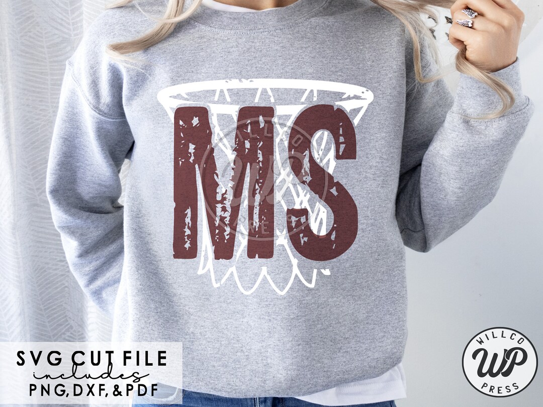 MS Basketball Svg, Mississippi Svg, Grunge Distressed, Png, Dxf, Svg ...