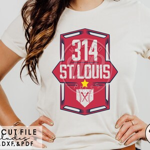 314 Baseball Svg, St Louis Area Code, Transparent Png, Dxf for ...