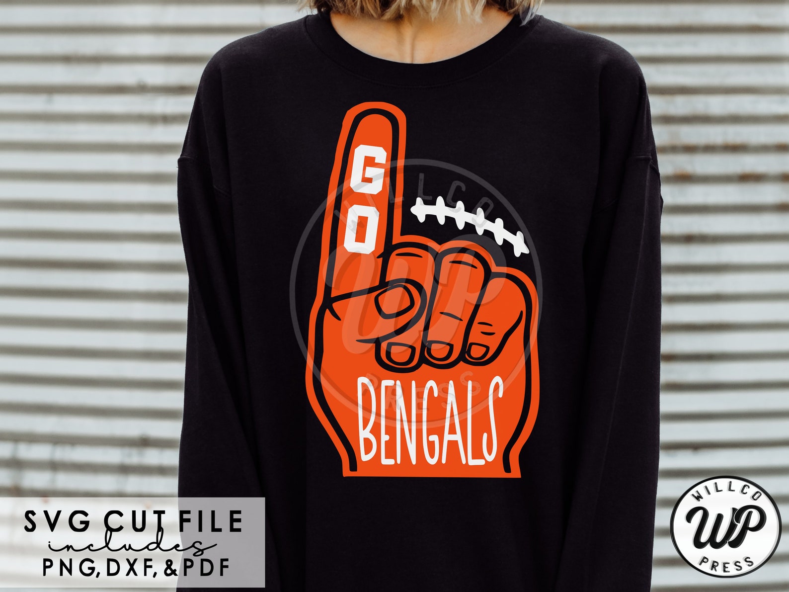 Go Bengals Svg, Bengals Football, Fan Foam Finger, Dxf, Png, Svg Files ...