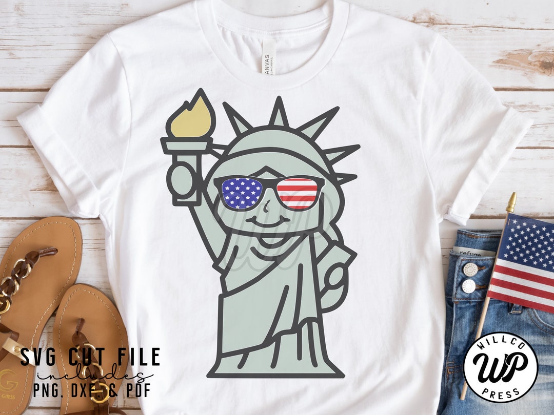 Statue of Liberty Svg, Patriotic Svg, America, Png, Dxf, Svg Files for ...