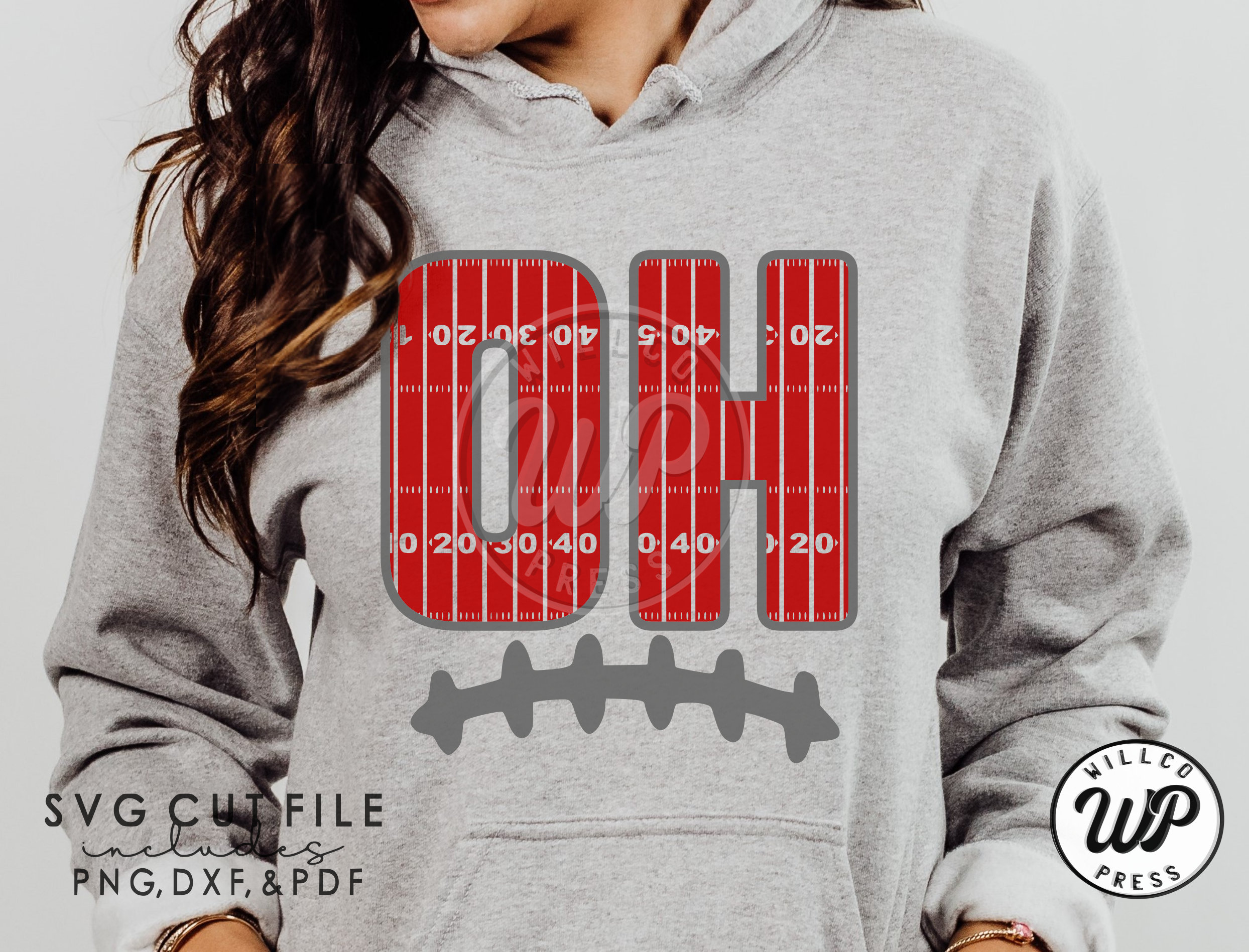 OH Football Svg Ohio Field Lines Png Dxf Svg Files for - Etsy