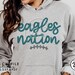 Eagles Nation Svg Eagles Football Png Dxf Svg Files for - Etsy