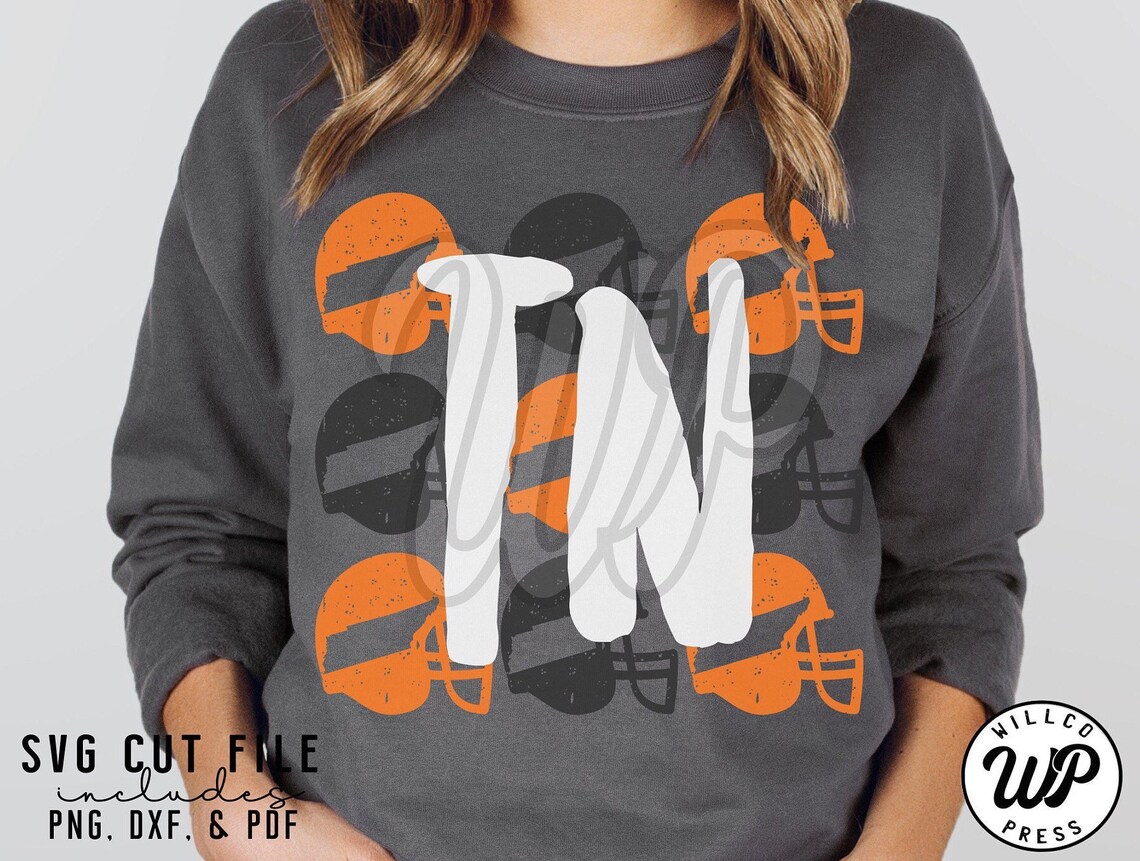TN Football Svg, Tennessee Helmets, Png, Dxf, Svg Files for Cricut ...