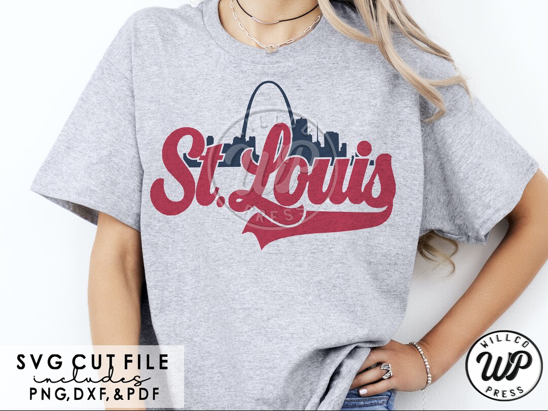 STL Skyline Png, St Louis Svg, Svg Files for Cricut, Sublimination, Dtf ...