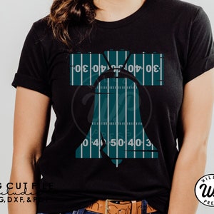 Liberty Bell Football, Philadelphia Svg, Grunge Distressed, Png, Dxf ...