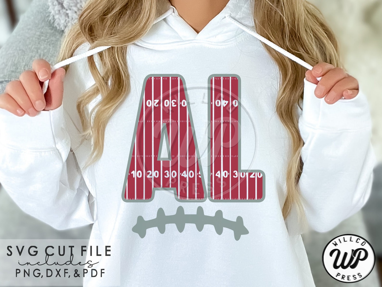 AL Football Svg Alabama Initials Png Dxf Svg Files for - Etsy