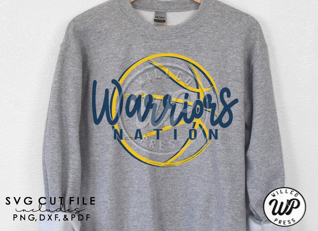 Warriors Nation Svg, Basketball Svg, Png, Dxf, Svg Files for Cricut ...
