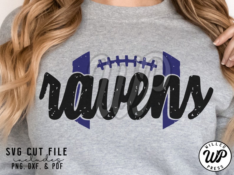Ravens Football Svg SVG Files for Cricut Grunge Distressed - Etsy