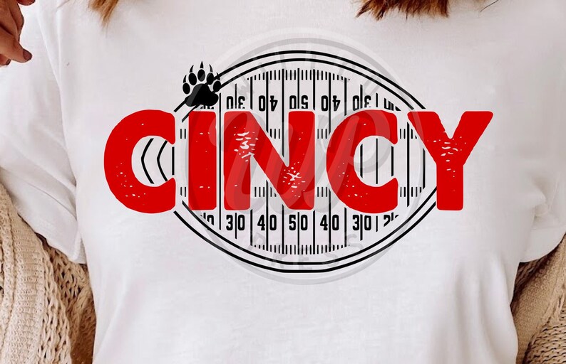 Cincy Football Svg Cincinnati Svg Png Dxf Svg Files for - Etsy