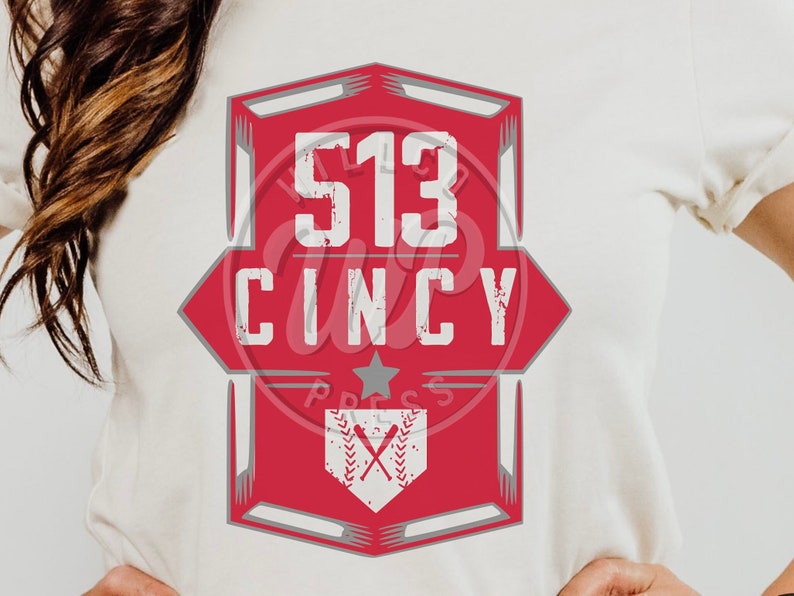 513 Cincinnati Svg, Cincy Baseball Svg, Transparent Png, Dxf for ...