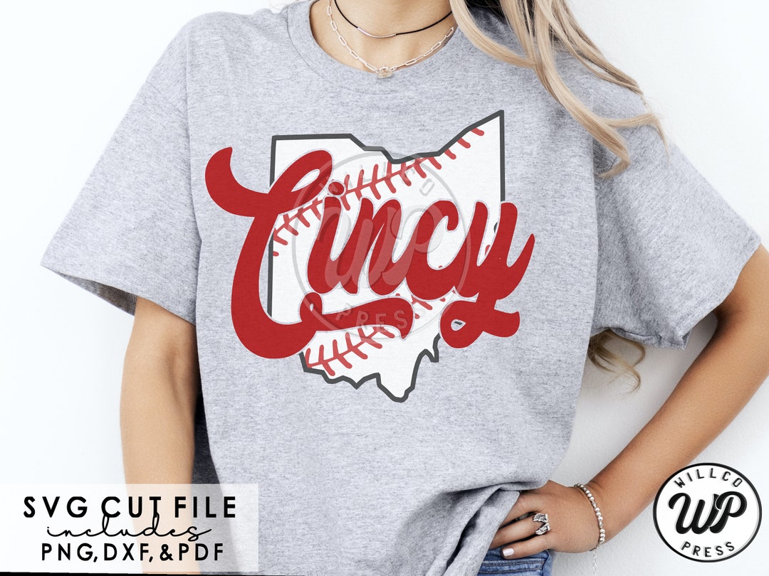 Cincy Ohio Png, Cincinnati Svg, Baseball Clipart, Softball Svgs, Svg ...