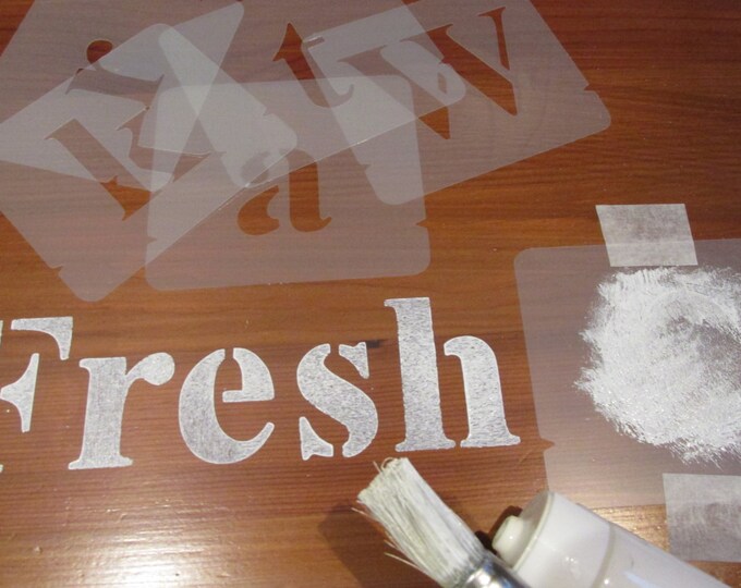 Alphabet Stencils Set Choice of Different Sizes | Etsy