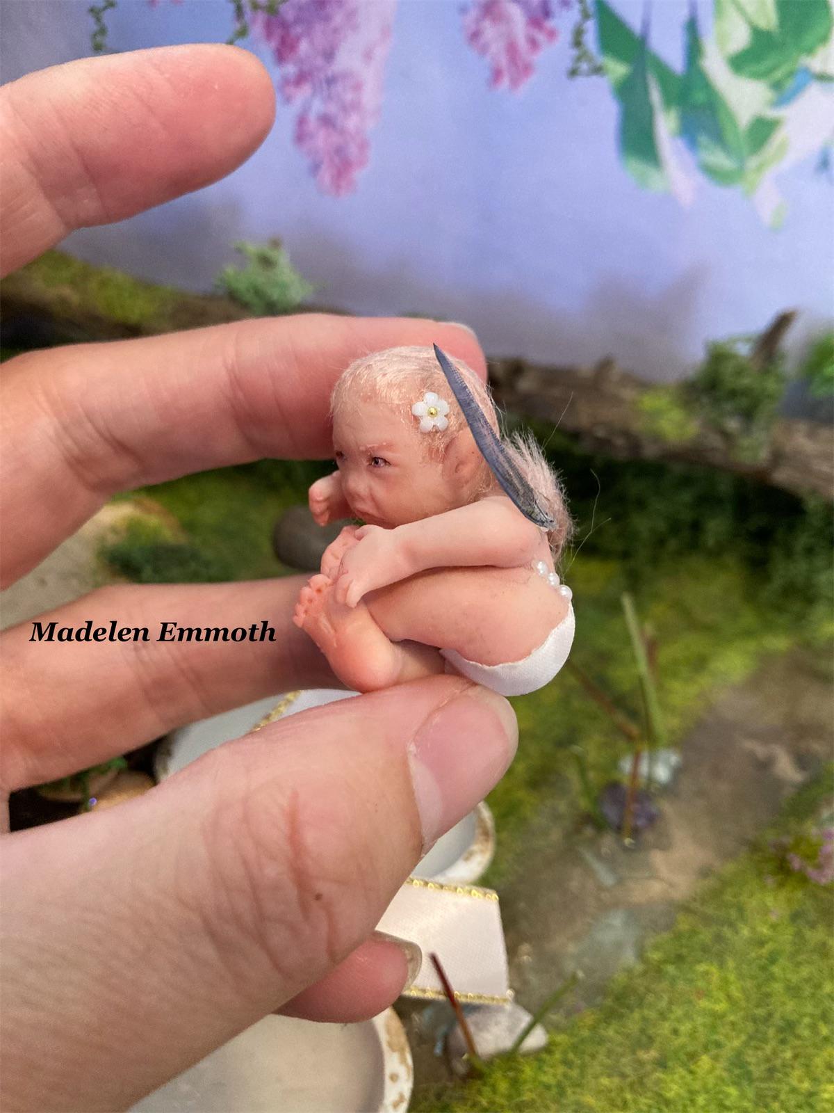 OOAK Polymer Clay Baby Fairy in a Egg - Etsy