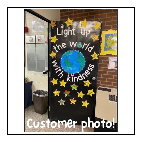 Bulletin Board Letters|light up the World With Kindness|teacher ...