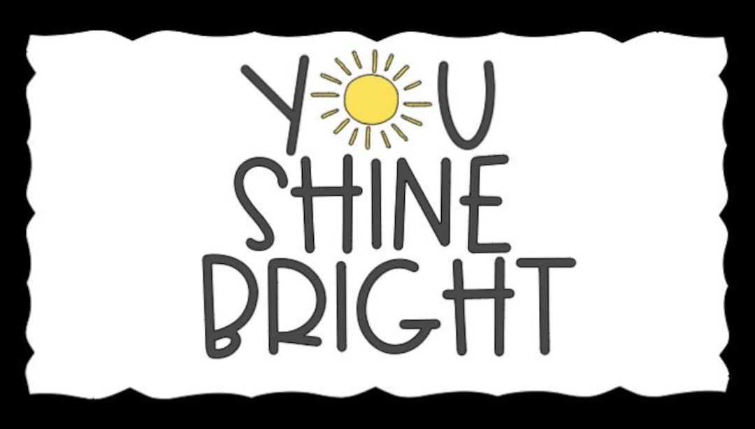 Bulletin Board Letters| You Shine Bright| Classroom Decor - Etsy