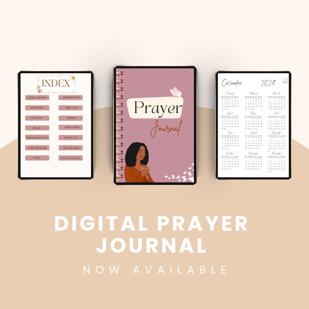 Black Girl - Digital Prayer Journal - Goodnotes - Etsy