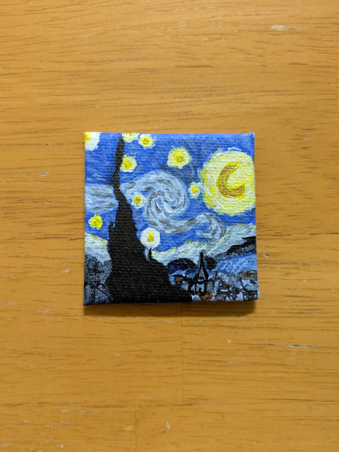 Miniature of Vincent Van Gogh's the Starry Night - Etsy