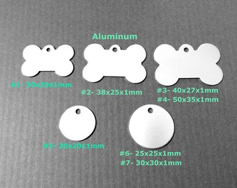 Dog tag blanks | Etsy