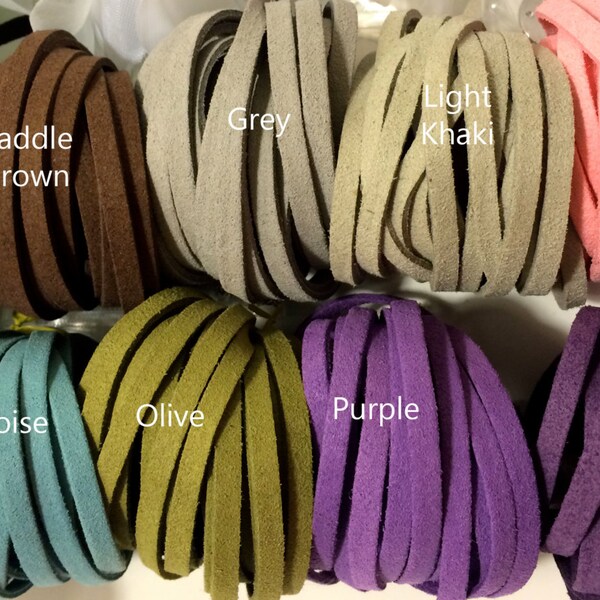 Suede String - Etsy