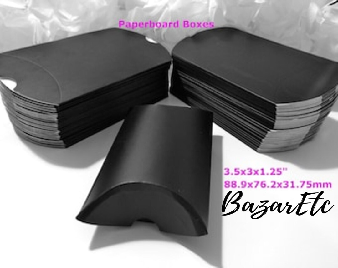 10pcs Small BOX Black, Weddin Bridal Boxes, Candy Boxes, Shower Party ...