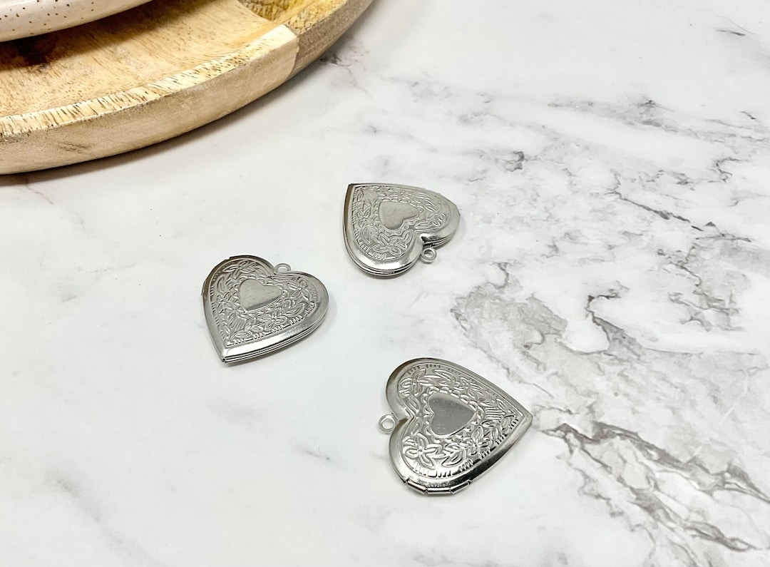 Stainless Steel LOCKET Jewelry Supply Wholesale Pendant Connector ...