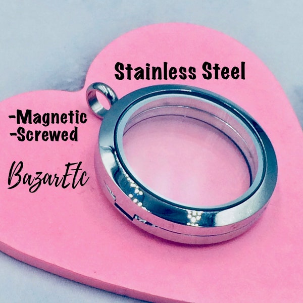 Glass Frame Locket - Etsy