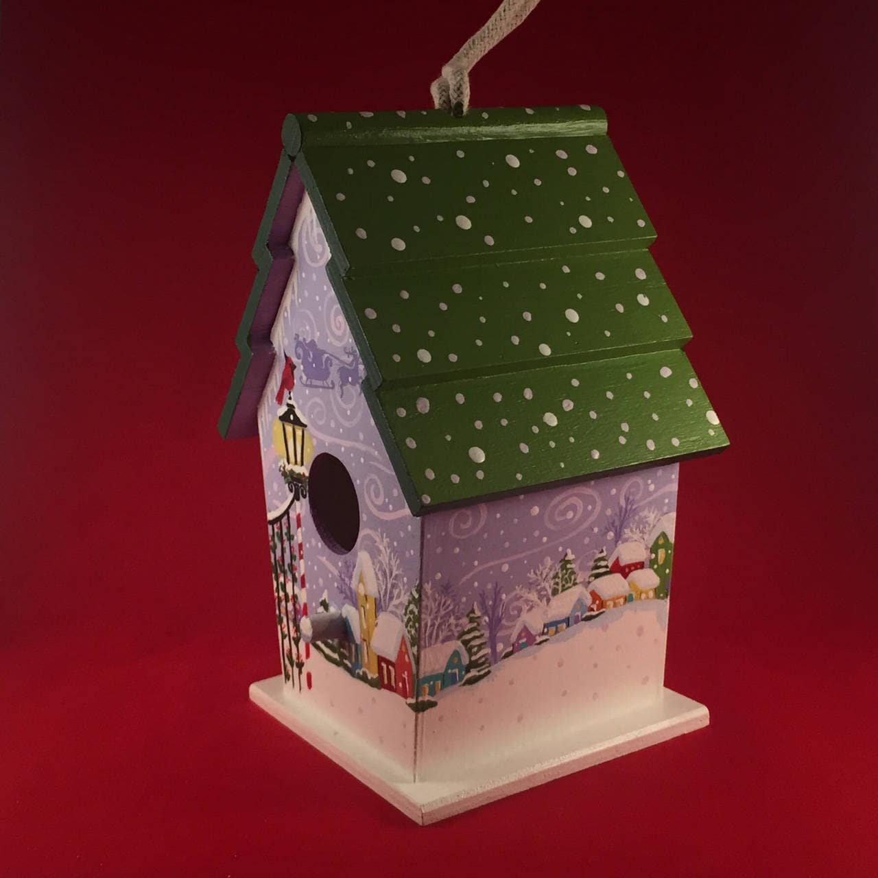 Birdhouse, Decorated Birdhouse, Handpainted Wood Decor,colourful ...