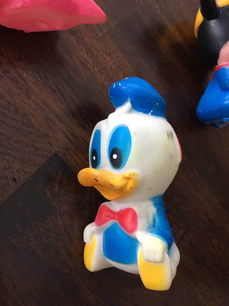 Walt Disney Squeeze Toy Set 1980's | Etsy