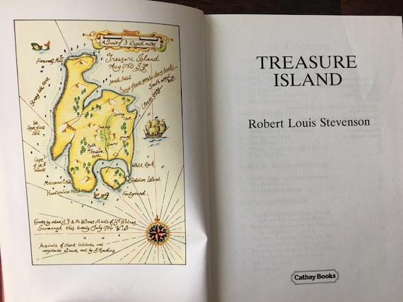Treasure Island Book By Robert Louis Stevenson Map