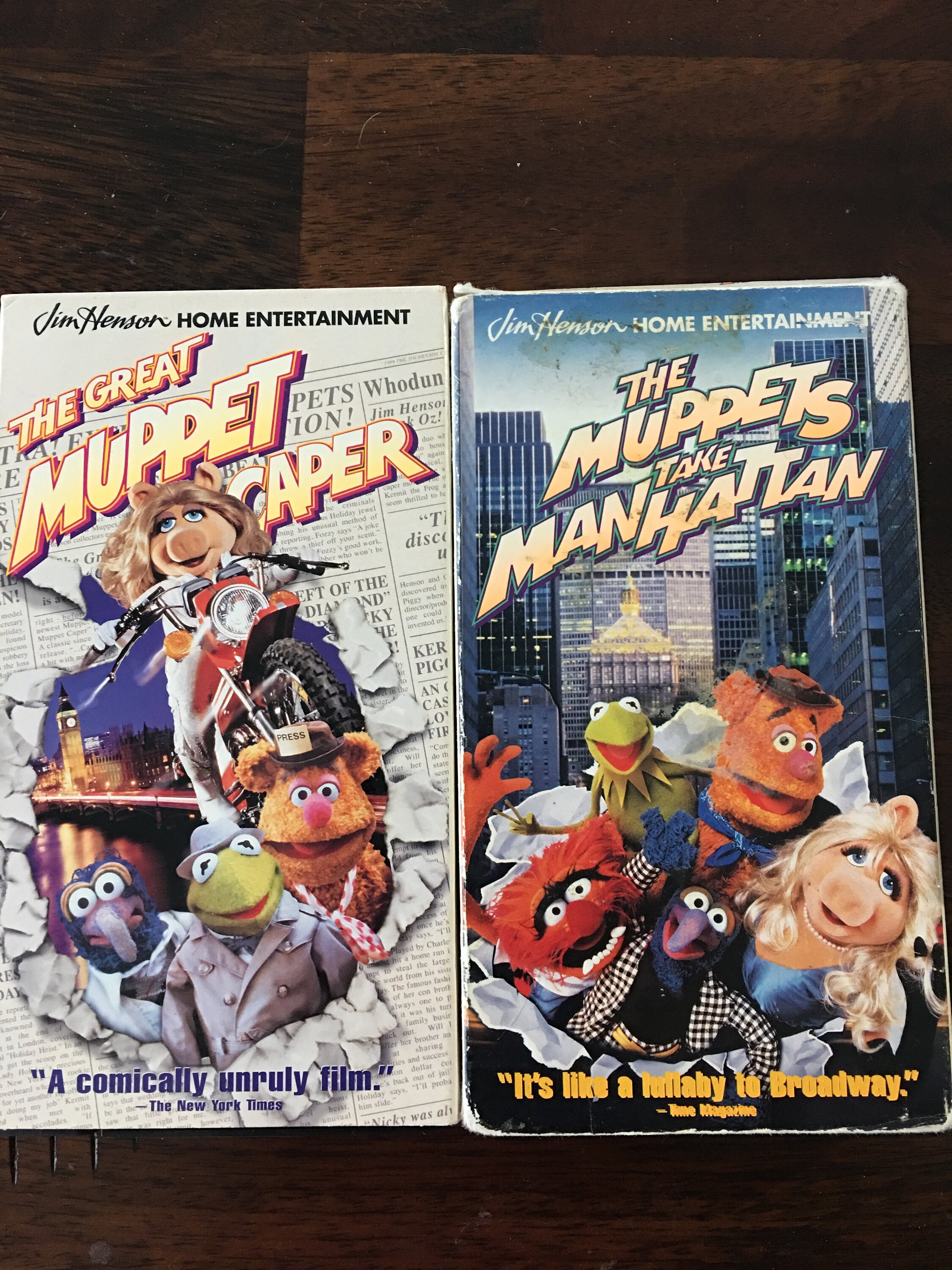 The Muppets VHS Set Muppets Take Manhattan and The Great | Etsy