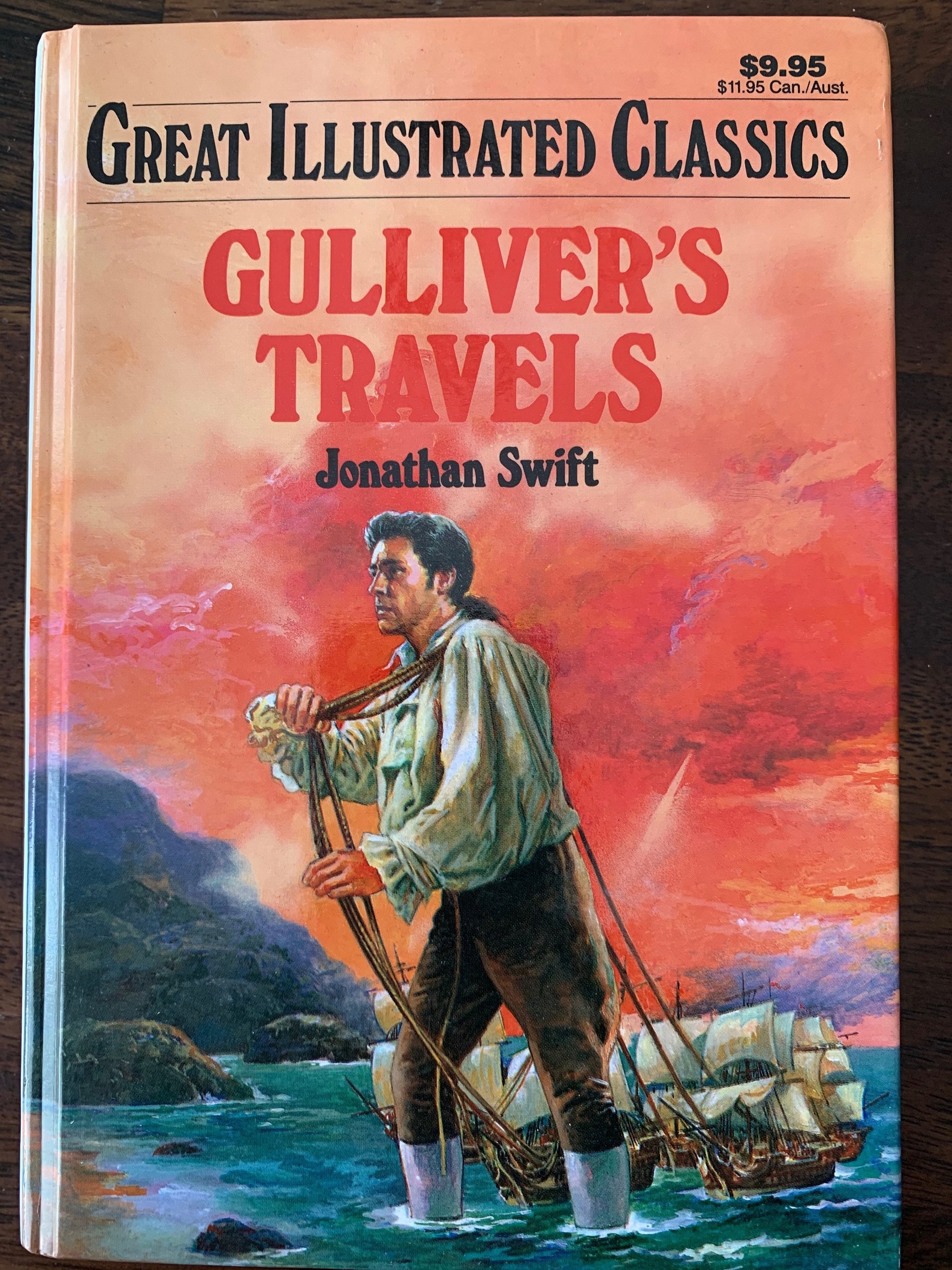Gulliver's Travels Hard Cover Book Great Illustrated | Etsy